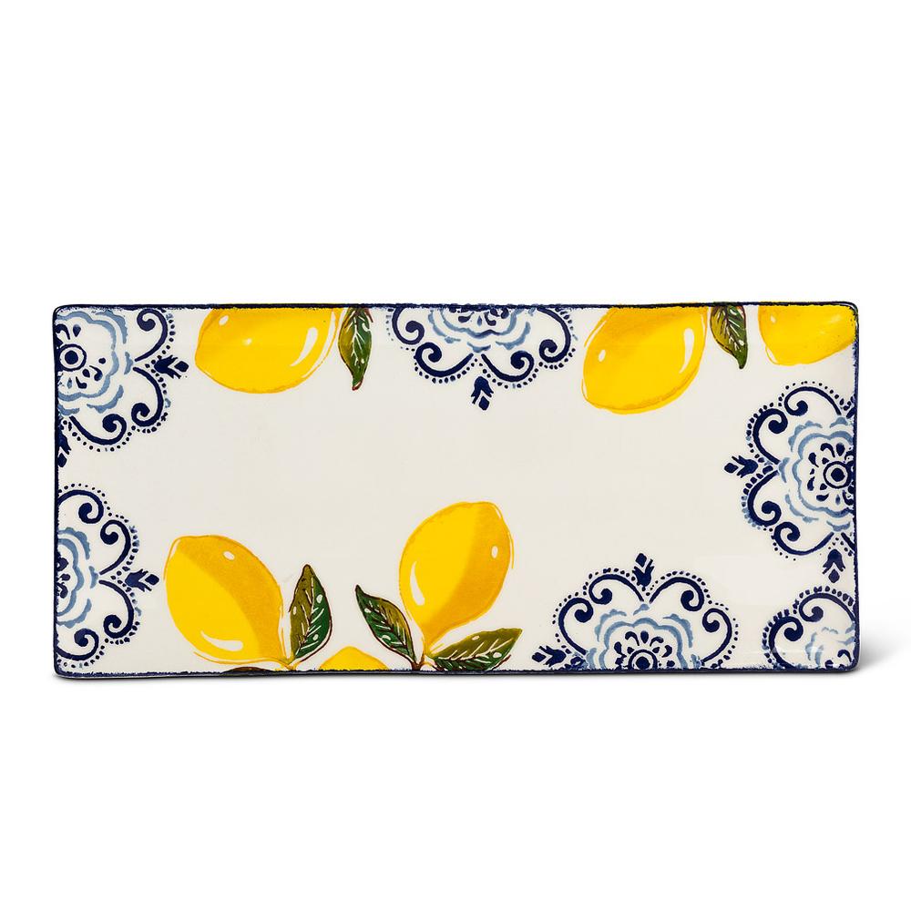 Abbott – Large Rectangular Service Plate (lemon pattern ...